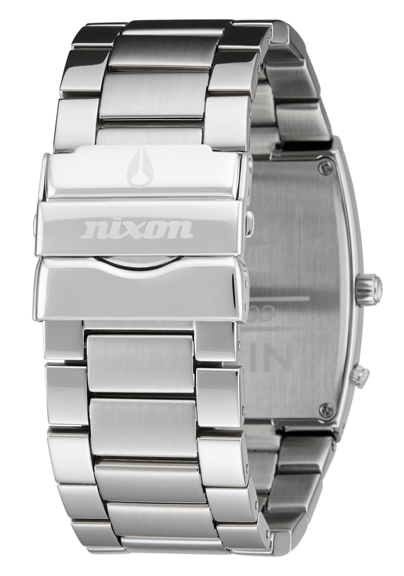 Limited Edition Nixon Banks Watch | Silver / Red | Analog GMT Watch ...