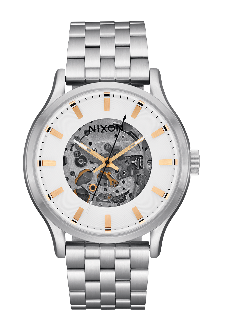 Spectra Watch | White / Silver | Automatic – Nixon AU