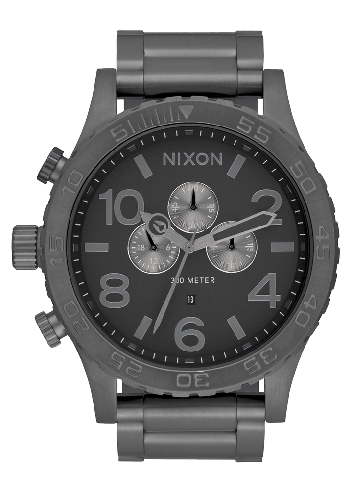 51-30 Chrono Watch | All Gunmetal | Men's Stainless Steel – Nixon AU