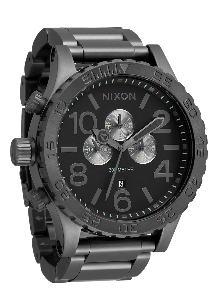 51-30 Chrono Watch | All Gunmetal | Men's Stainless Steel – Nixon AU