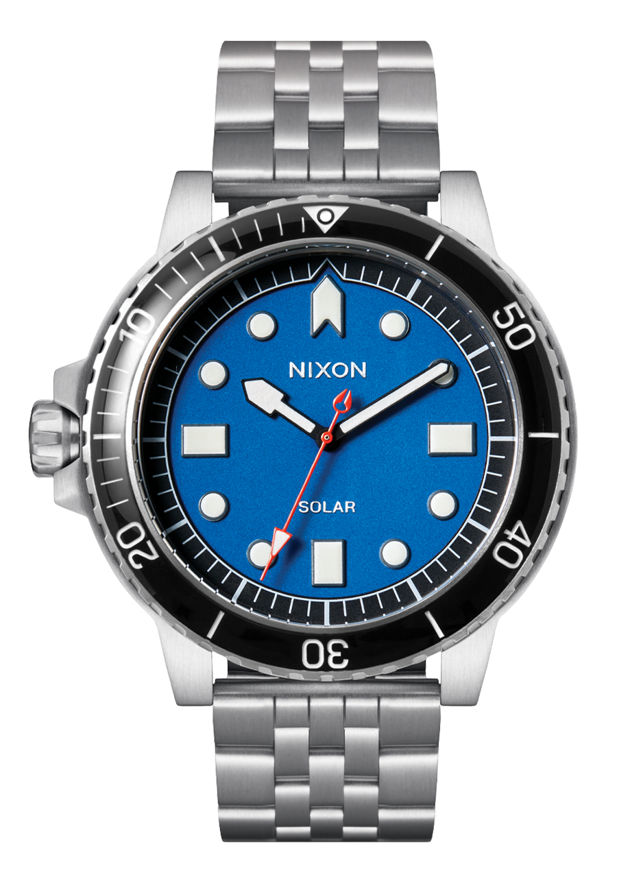 Stinger 44 Watch | Silver / Blue / Black | Stainless Steel Dive Watch ...