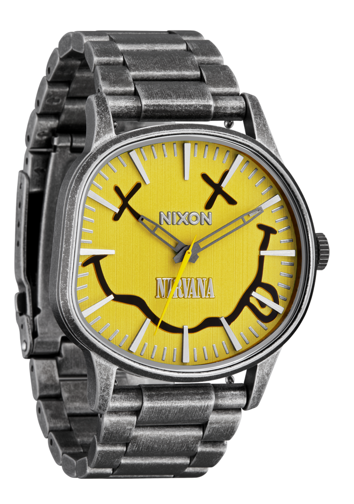 Nirvana Sentry Wobble Watch | Yellow Nirvana Smiley | Nirvana ...