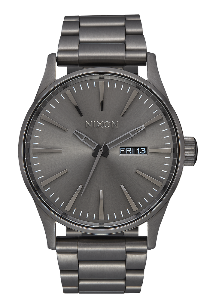 Sentry Stainless Steel Watch | All Gunmetal | Men's Stainless Steel ...