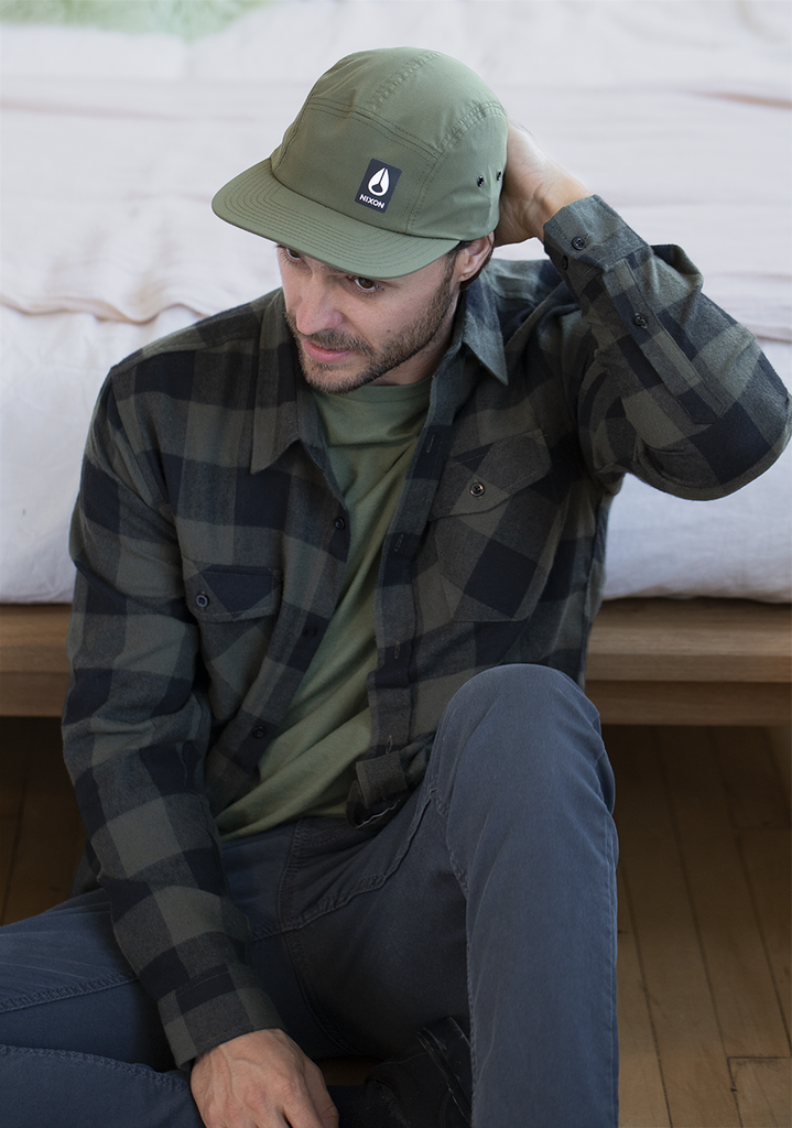Mikey 5 Panel Hat | Olive – Nixon AU